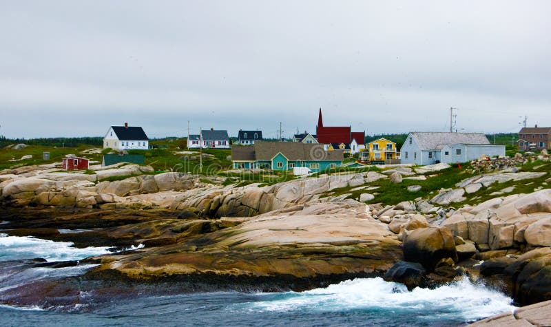 Peggy s Cove Shoreline stock photo. Image of harbour - 14813438