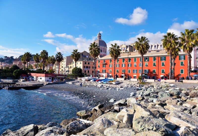 Pegli, genoa, italy stock photo. Image of landscape, church - 89660000