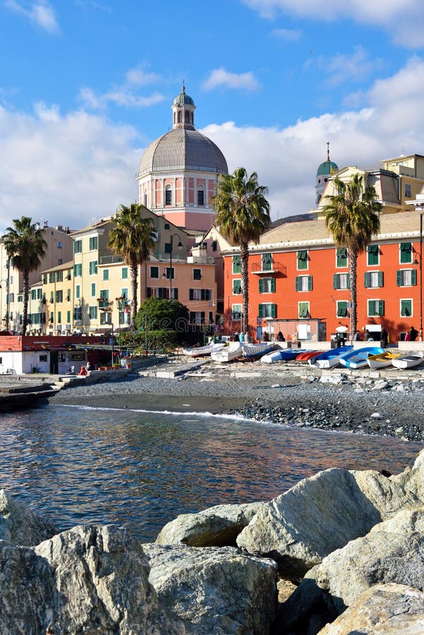 Pegli Genua, Italien arkivfoto. Bild av bygger, panorama - 89660036