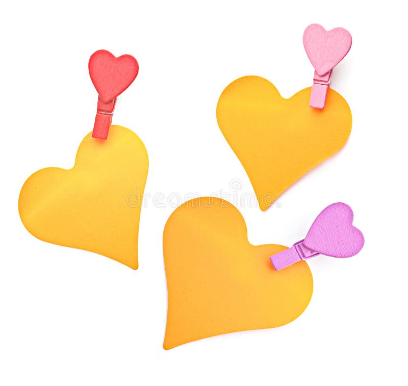 Pegs with a heart. stock photo. Image of group, rose - 16289700