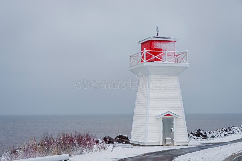 PEI Summerside Range Light stock photo. Image of coastline - 261706936