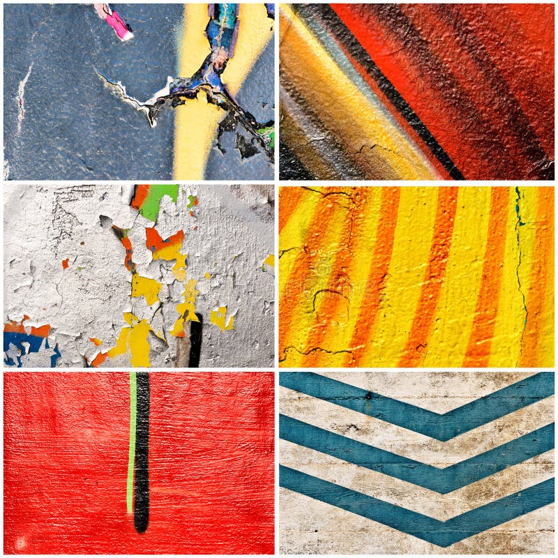 Peignez le collage photo stock. Image du beau, toile - 26493482