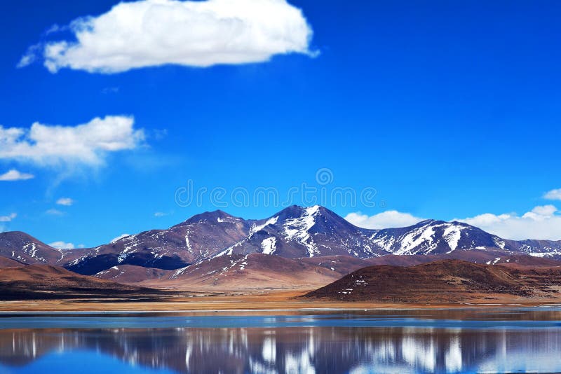 Peiku Tso lake, Tibet stock photo. Image of landscape - 48403782