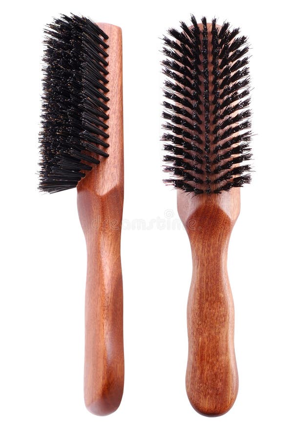 Peines Profesionales De Fondo Blanco. Tres Peines En Un Fondo Claro ...