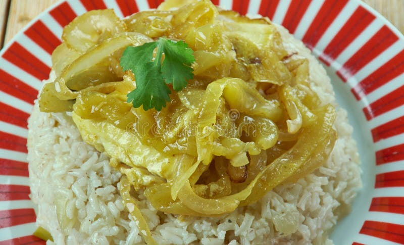 Samak Cozido, Samak Harra, Peixe Cozido, Machhalee De Bhuni Imagem de ...