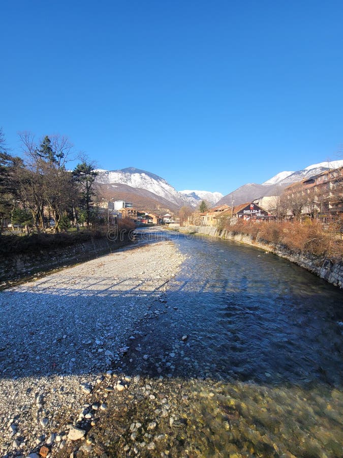 Peje Kosovo river editorial photography. Image of wall - 247990632