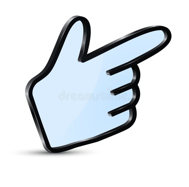 Pekande hand stock illustrationer. Illustration av rektor - 33229017