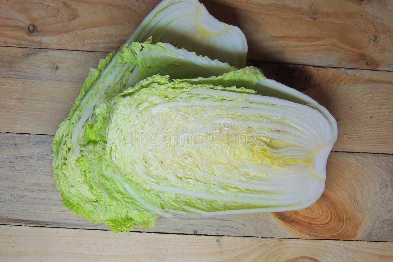 Peking cabbage in a cut stock photo. Image of cooking - 173097374