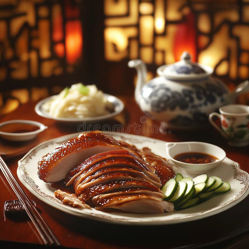 Peking Duck Isolated Vector Illustration Stock Vector - Illustration of ...