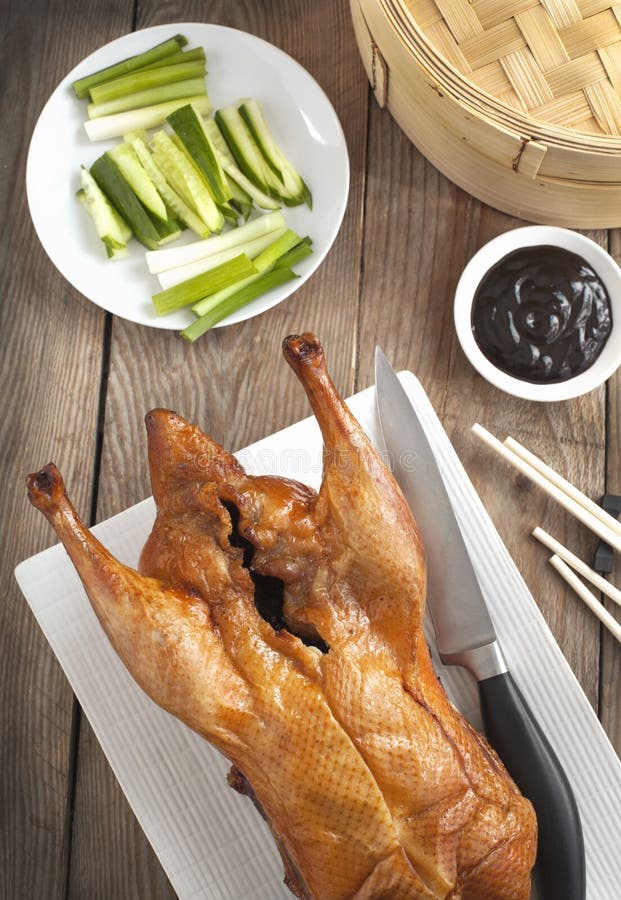 Peking Duck stock image. Image of nourishment, green - 36298255
