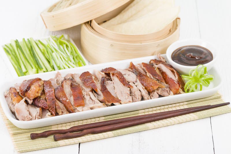 Peking-Ente Als Hauptgericht Stockfoto - Bild von kultur, mittagessen ...