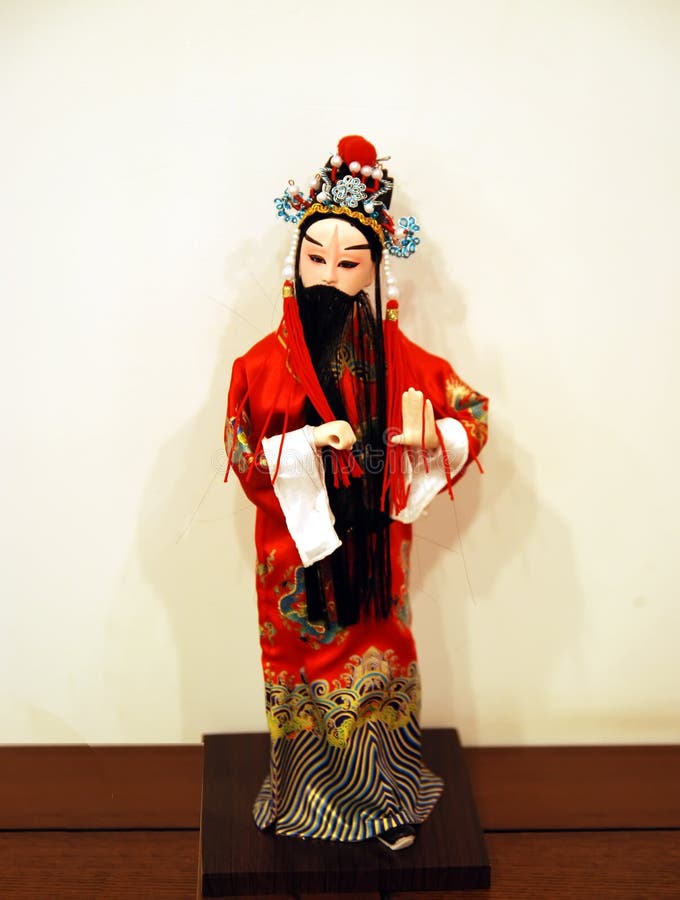 Chinese puppet stock image. Image of antique, doll, fashioned - 7500245