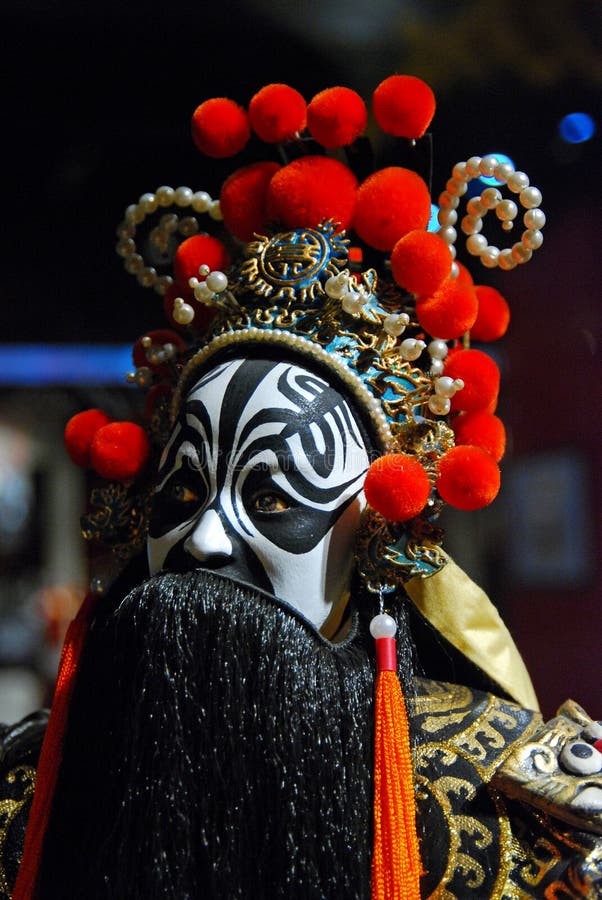 Peking opera puppet stock photo. Image of folklore, people - 7628562
