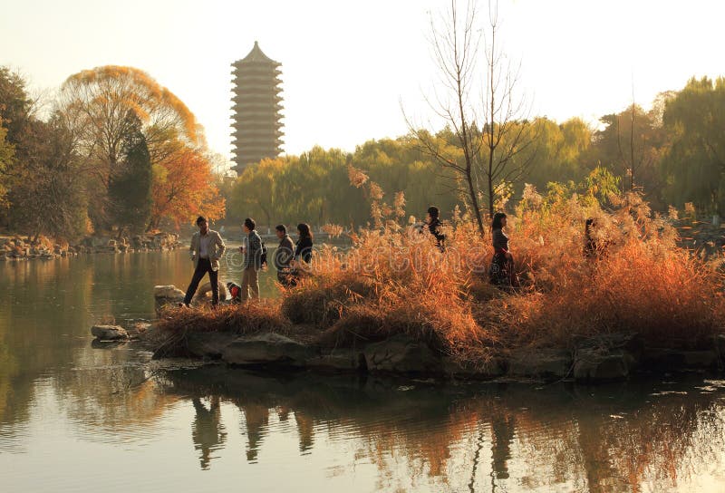 Peking University Campus editorial stock photo. Image of college - 22030023
