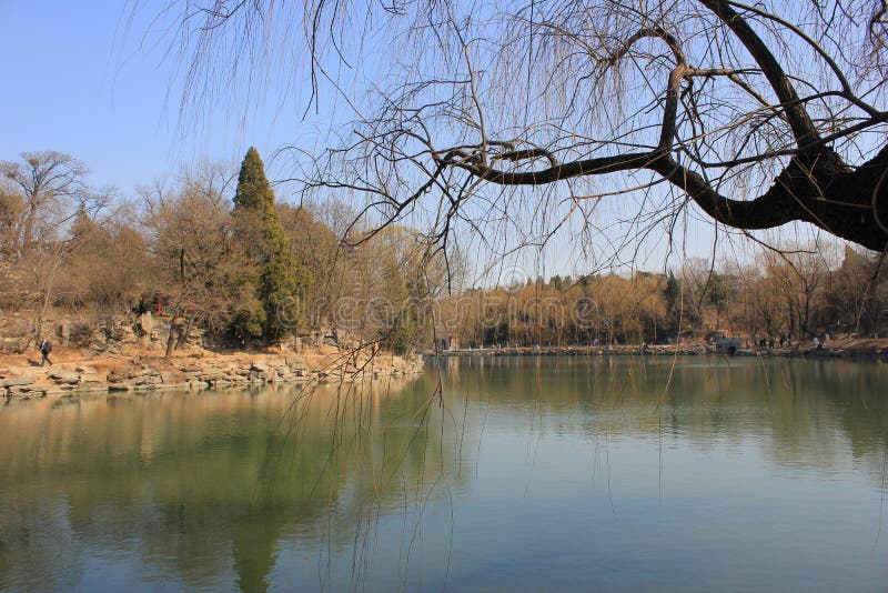 Boya Tower in Peking University Stock Image - Image of colorful, view ...
