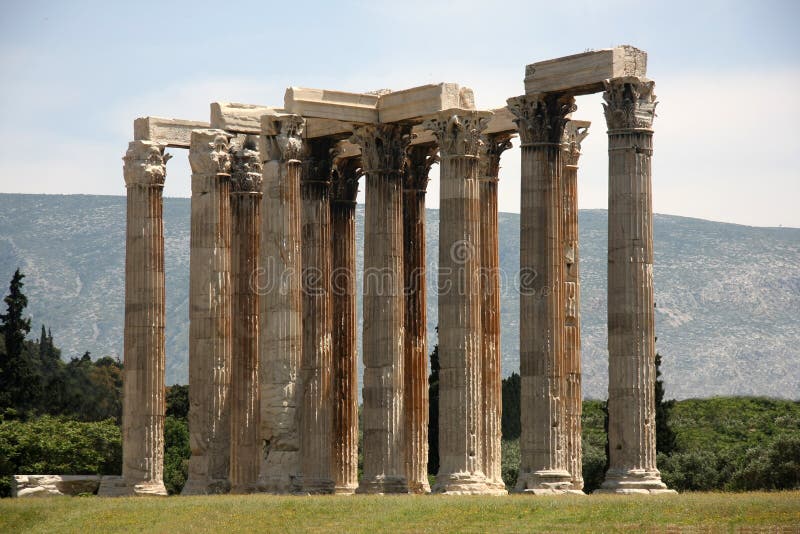 Pelare arkivfoto. Bild av parthenon, kultur, mytiskt - 12379440