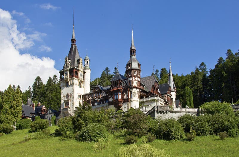 Peles castle stock photo. Image of imaengine, architect - 32674202