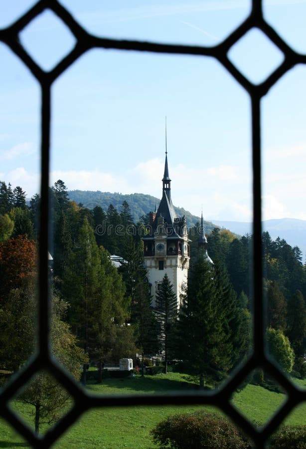 Pelesh Castle stock image. Image of middle, sinaia, romania - 44317631