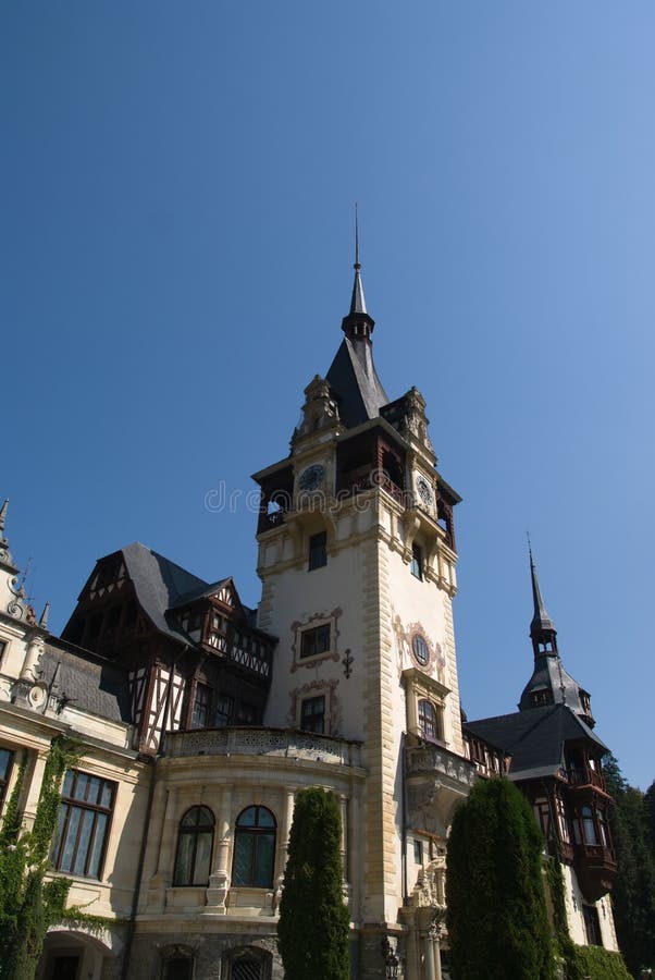 Pelesh Palace in Romania stock image. Image of renaissance - 6365581
