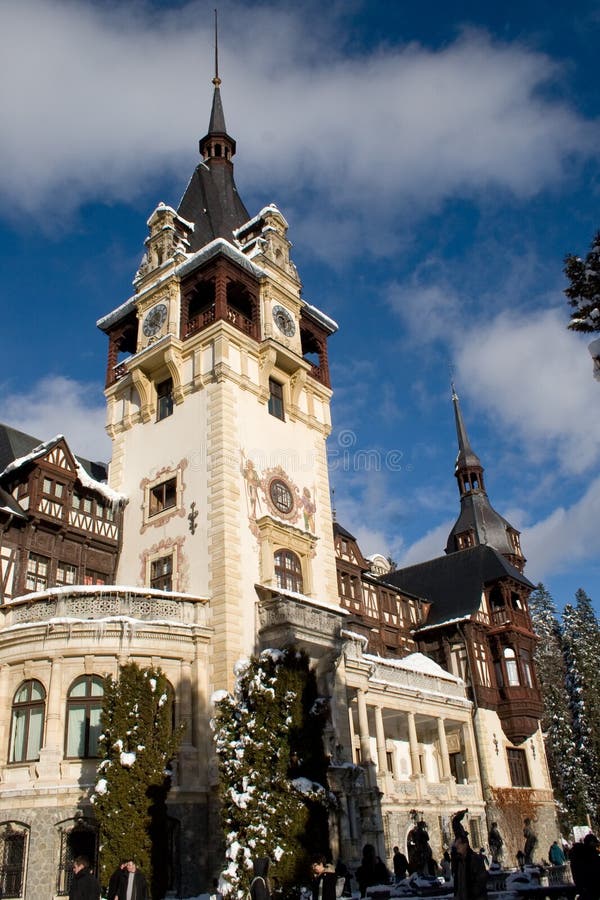 Pelesh Palas in Romania stock photo. Image of plant, nature - 3193122