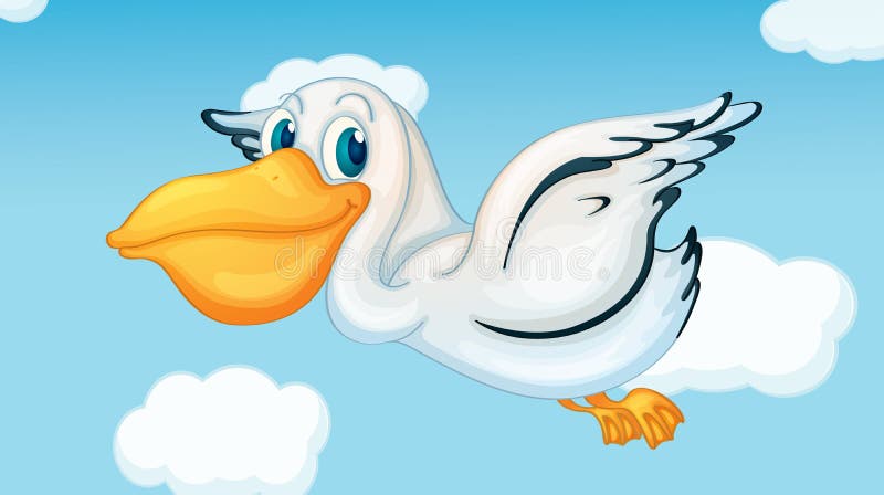 Animated pelican stock vector. Illustration of furry - 24538738