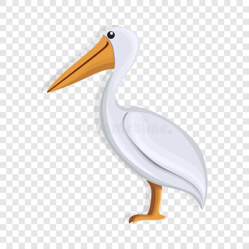 Pelican Icon, Cartoon Style Stock Vector - Illustration of isolated ...