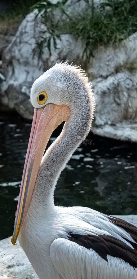 Pelican portrait stock photo. Image of water, nature - 162888652