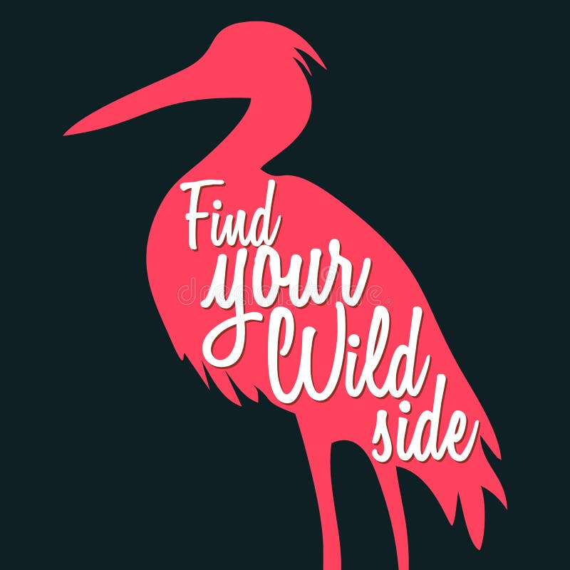 Pelican quote illustration stock vector. Illustration of quote - 162451790