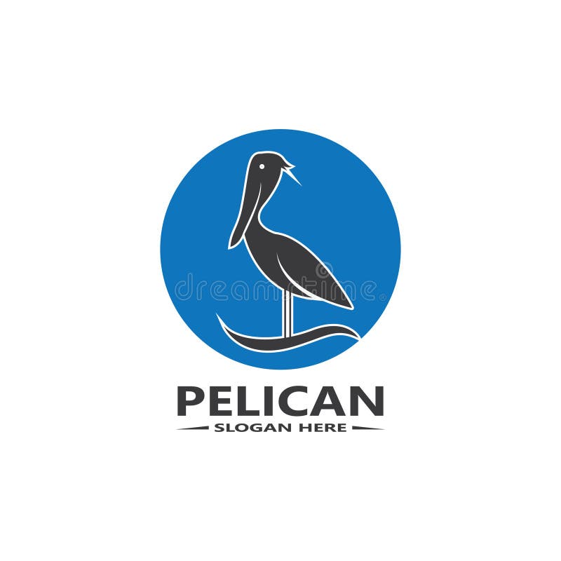 Pelican Simple Logo Vector Illustration Stock Illustration ...