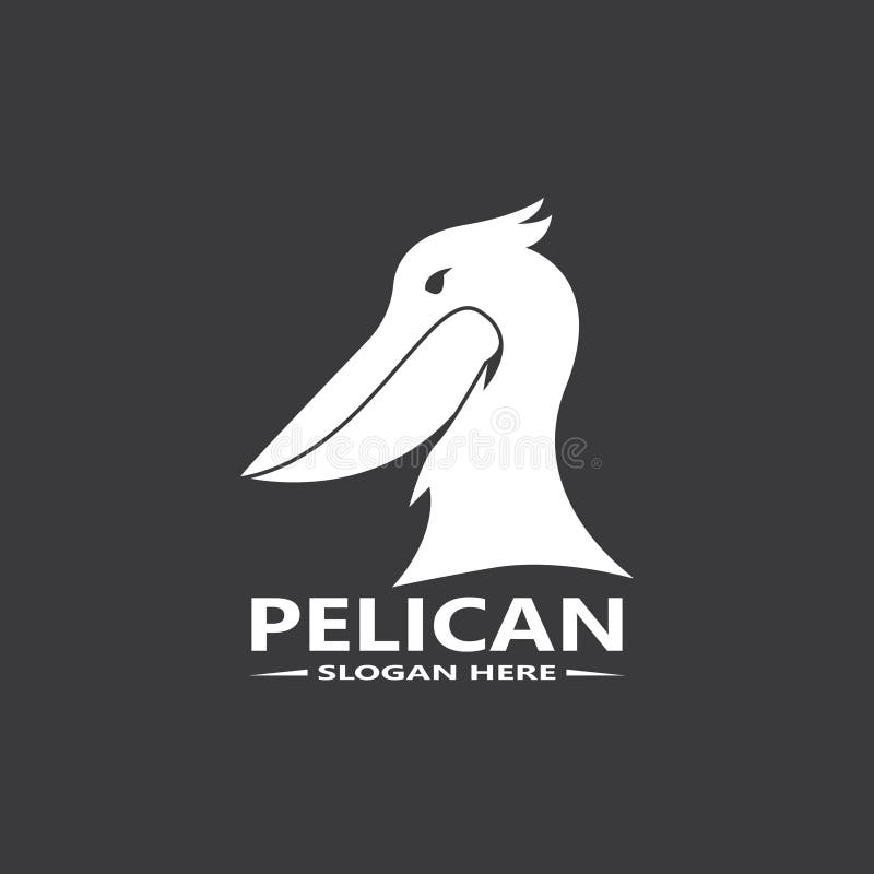 Pelican Simple Logo Vector Illustration Stock Illustration ...