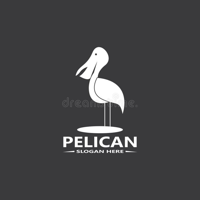 Pelican Simple Logo Vector Illustration Stock Illustration ...