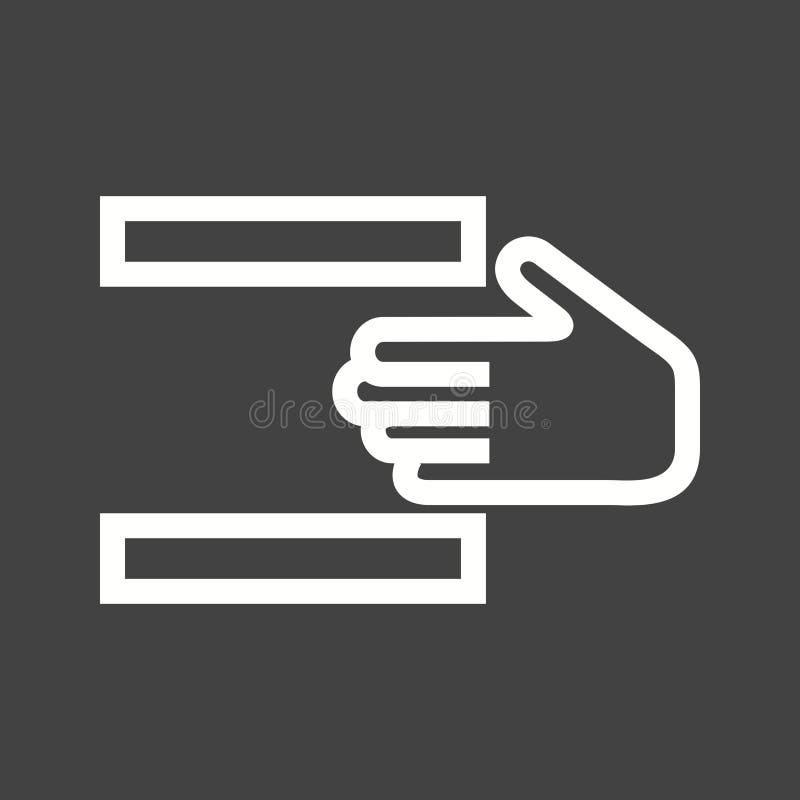 Peligro De La Prensa De La Mano Ilustración del Vector - Ilustración de ...