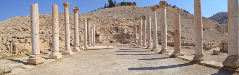 Pella Ruins stock image. Image of civilization, ancient - 73815071