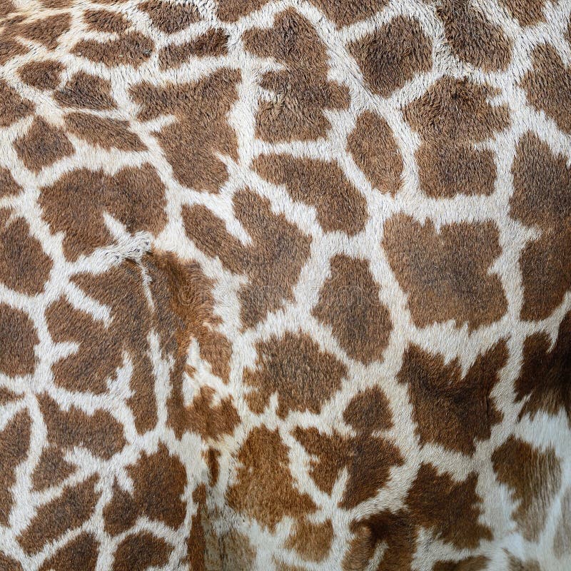 Pelle Di Giraffa Con Motivo Animale Fotografia Stock - Immagine di ...