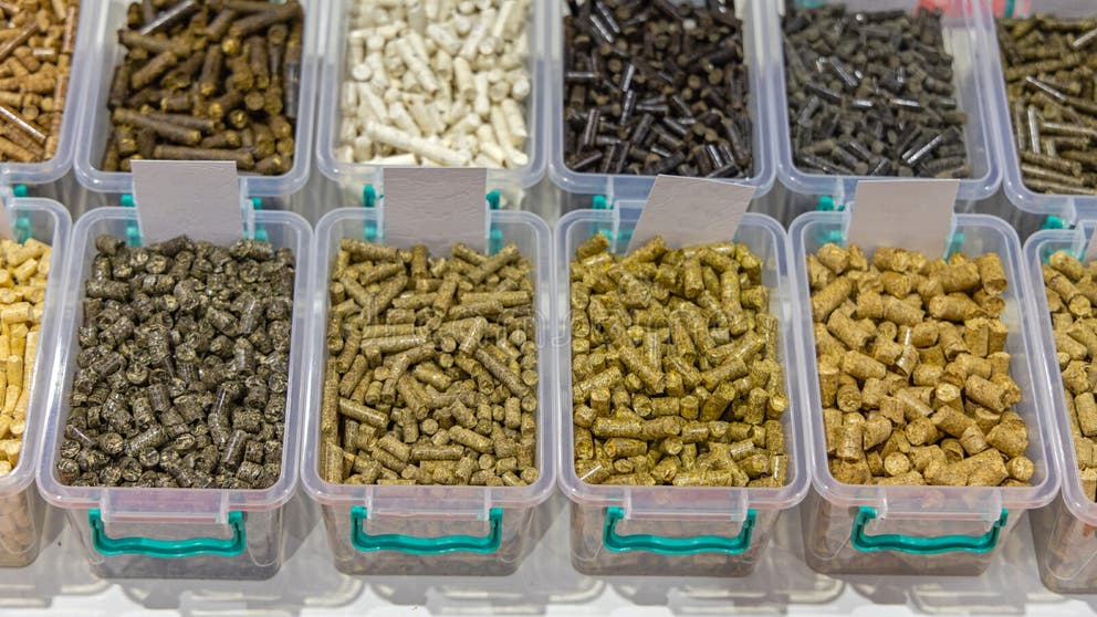 Pellet Material Samples stock photo. Image of selection - 268661372