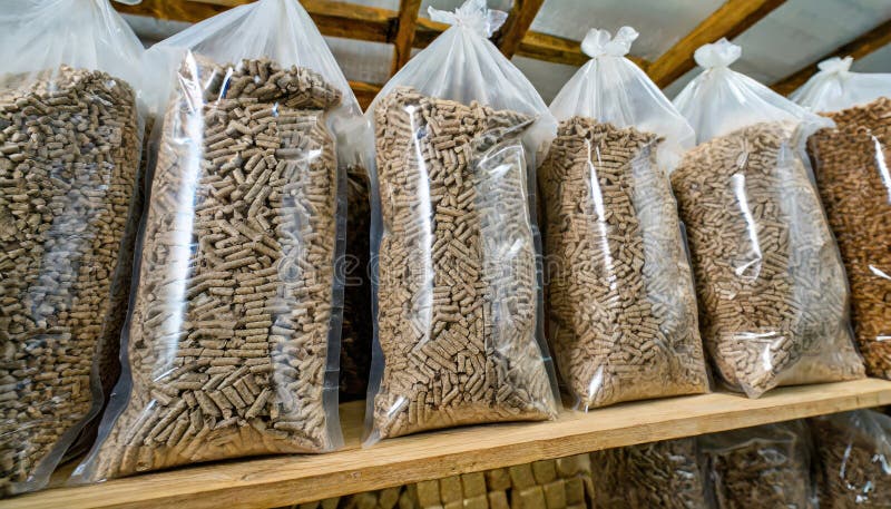 Pellet Profusion: Transparent Elegance in Eco-Samples Stock Photo ...