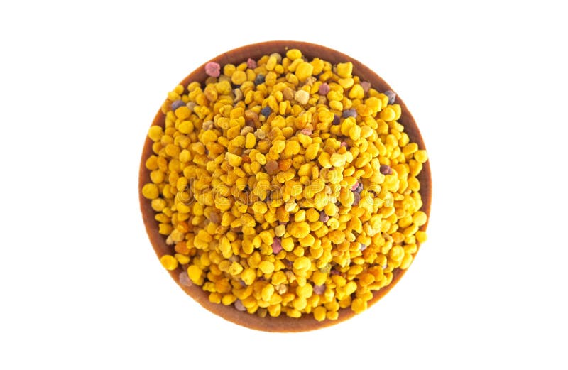 Pellets of Yellow Bee Pollen Stock Image - Image of medicine ...