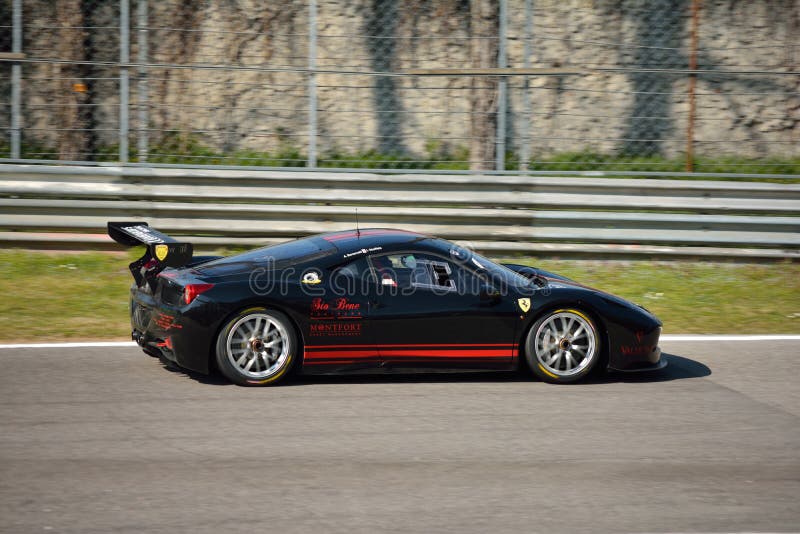 Pellin Racing Ferrari 458 Challenge Evo at Monza Editorial Photography ...