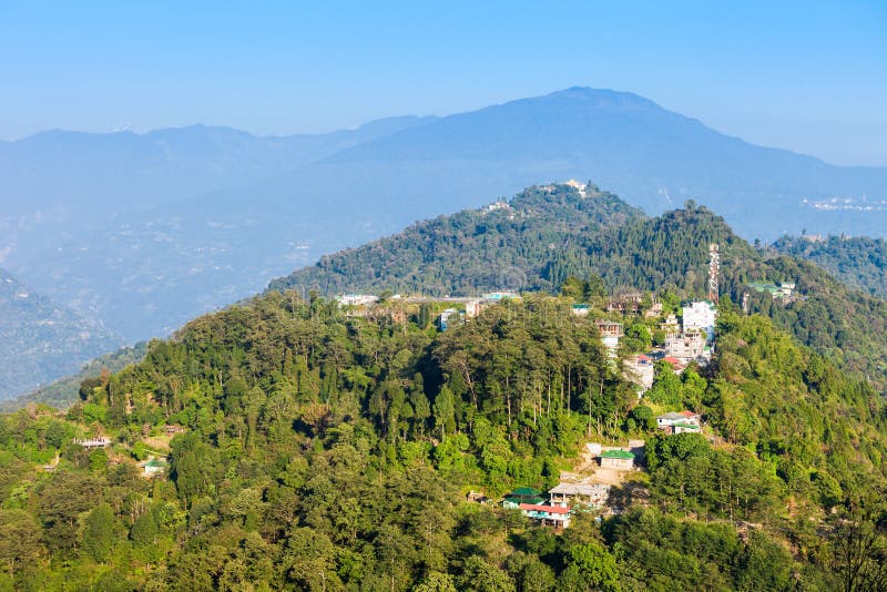 Pelling aerial view stock photo. Image of west, point - 68149008
