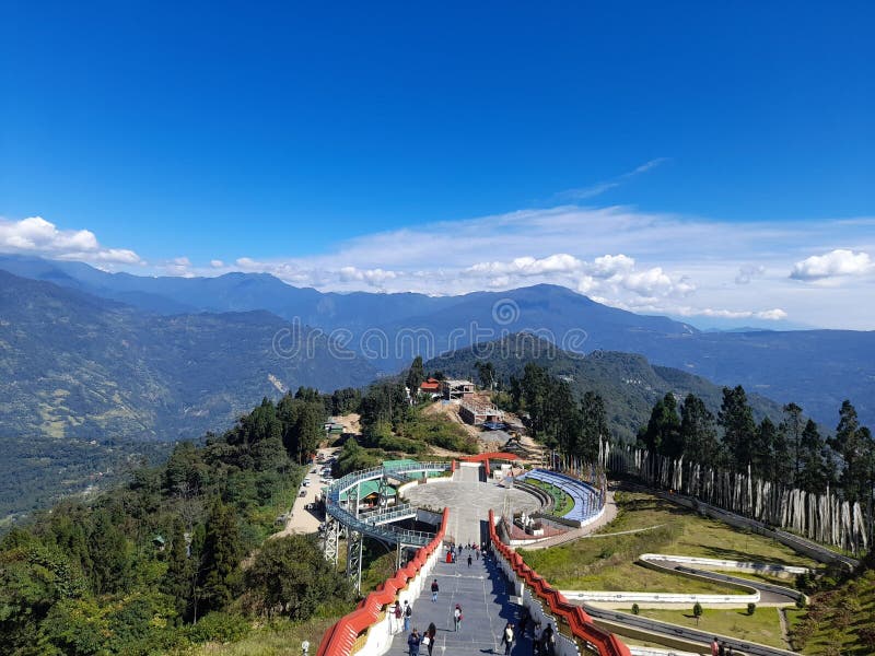 Pelling Sky View Sikkim stock image. Image of mountain - 340956933