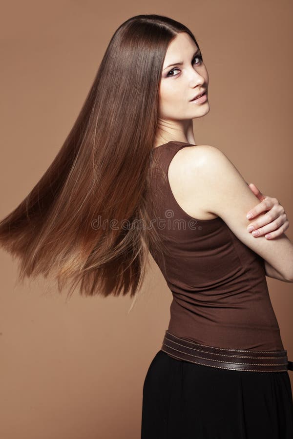 Pelo hermoso imagen de archivo. Imagen de salud, brillante - 26059111