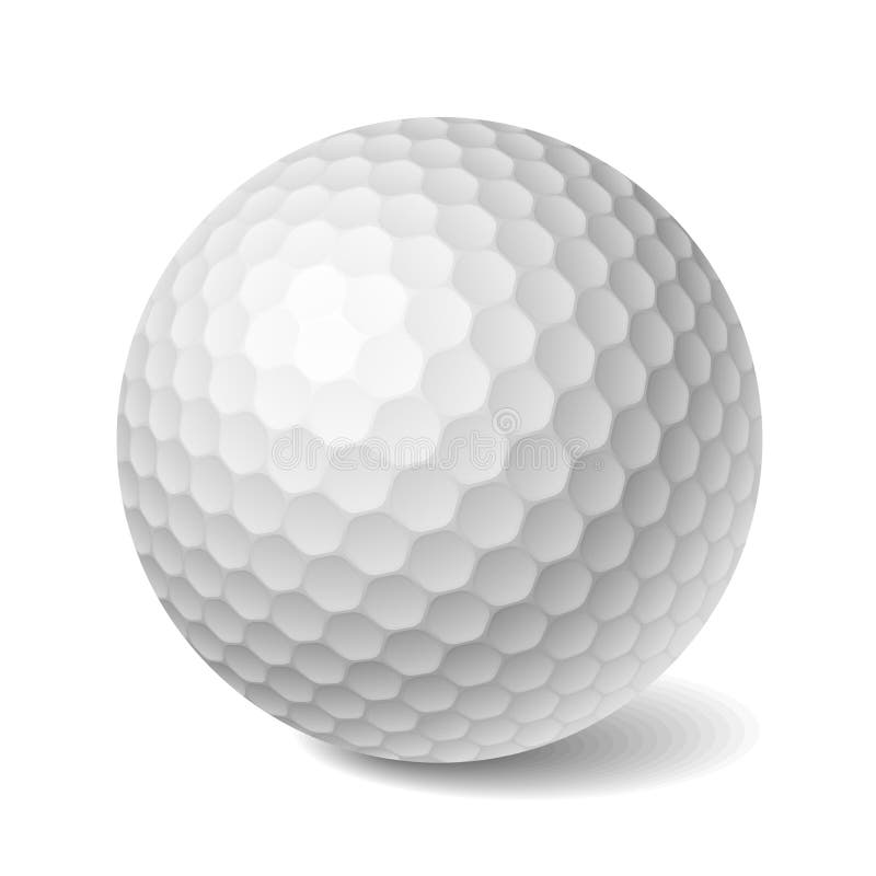 Pelota de golf. Vector. ilustración del vector. Ilustración de ...