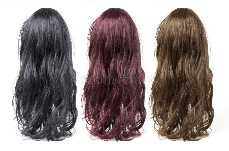 Pelucas rizadas largas foto de archivo. Imagen de hermoso - 65570122