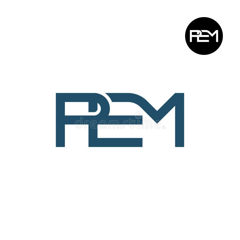 Pem Monogram Stock Illustrations – 9 Pem Monogram Stock Illustrations ...