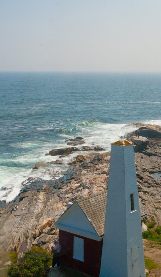 Pemaquid Point, Maine in Summer Stock Image - Image of views, point ...