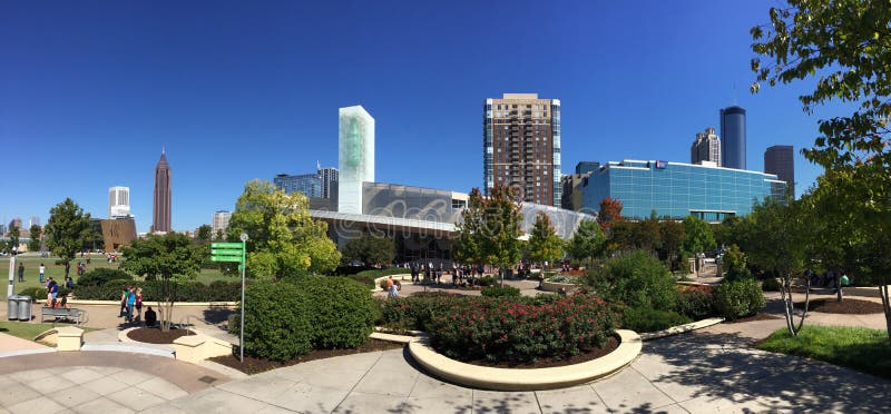 Pemberton Place, World of Coca-Cola. Editorial Photo - Image of ...