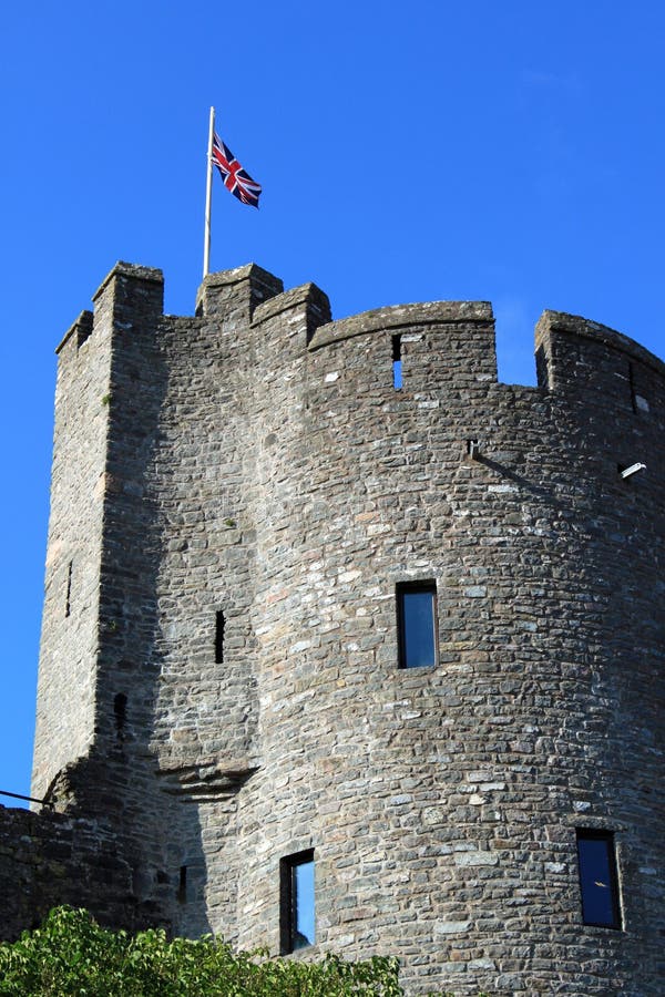 Castle turret stock photo. Image of console, margam, cloud - 11828868
