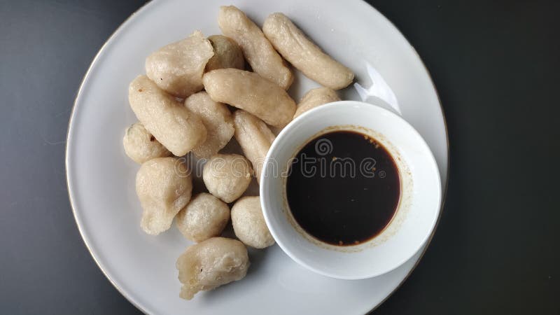 Pempek, Food from Palembang, Indonesia Stock Photo - Image of pempek ...