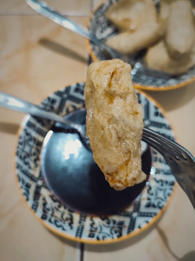 Pempek Indonesian Traditional Fish Cake Stock Photo - Image of cake, traditional: 263887430