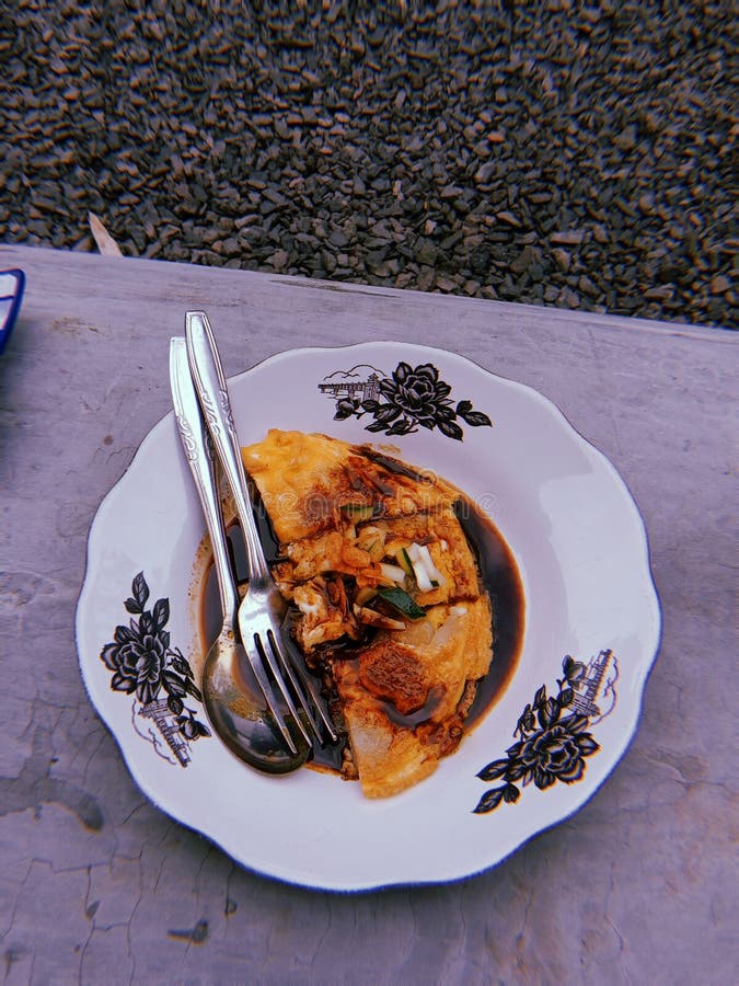 Pempek Lenggang Palembang City Stock Photo - Image of palembang, pempek ...